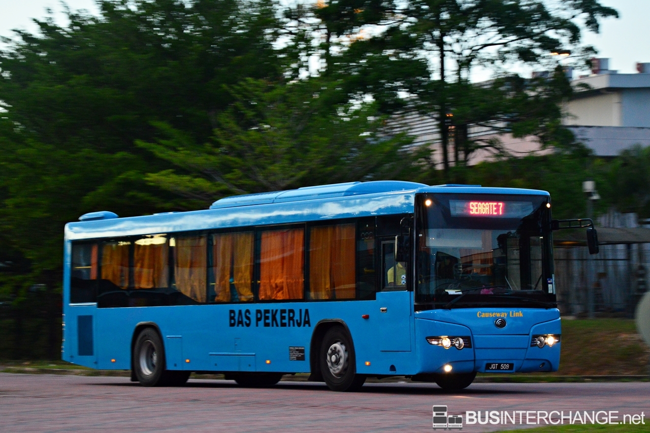 Causeway Link Yutong ZK6118HG (JQT509) - Seagate Bas Pekerja | Bus ...