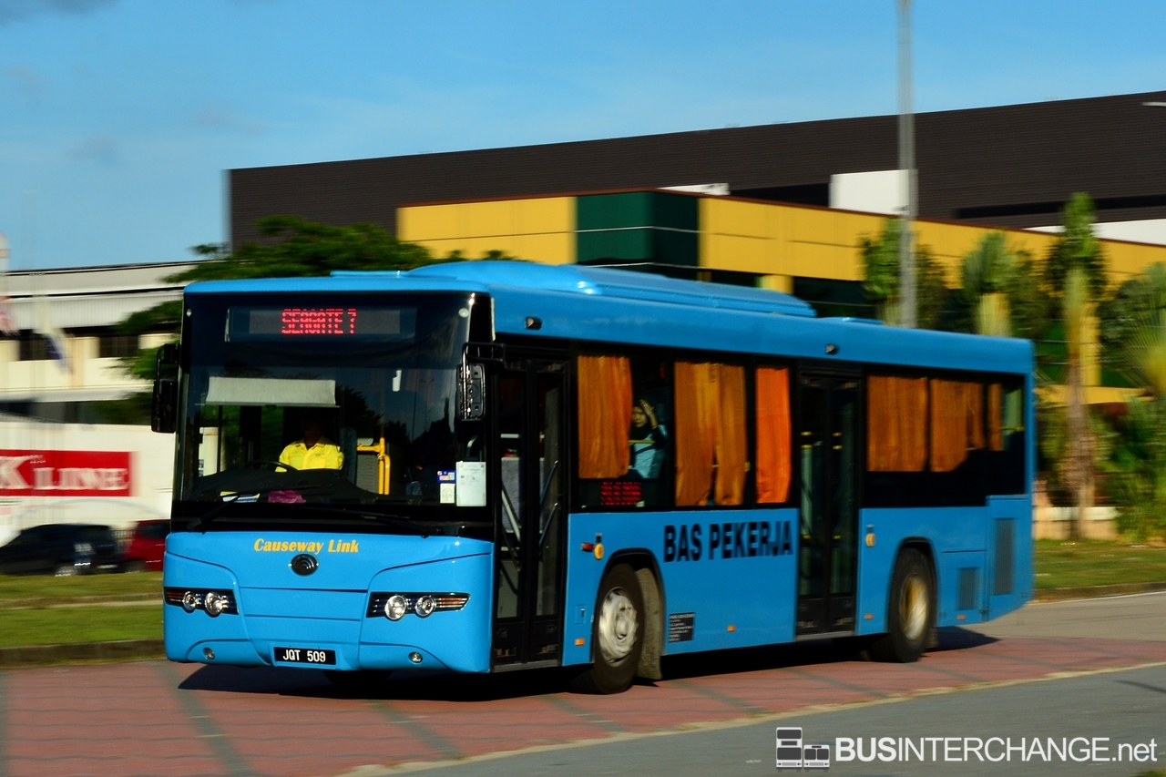 Causeway Link Yutong ZK6118HG (JQT509) - Seagate Bas Pekerja | Bus ...