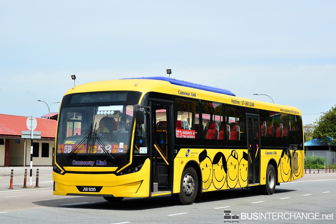 Bus 5B - Causeway Link Sksbus C6 (JSD9285) | Bus Interchange