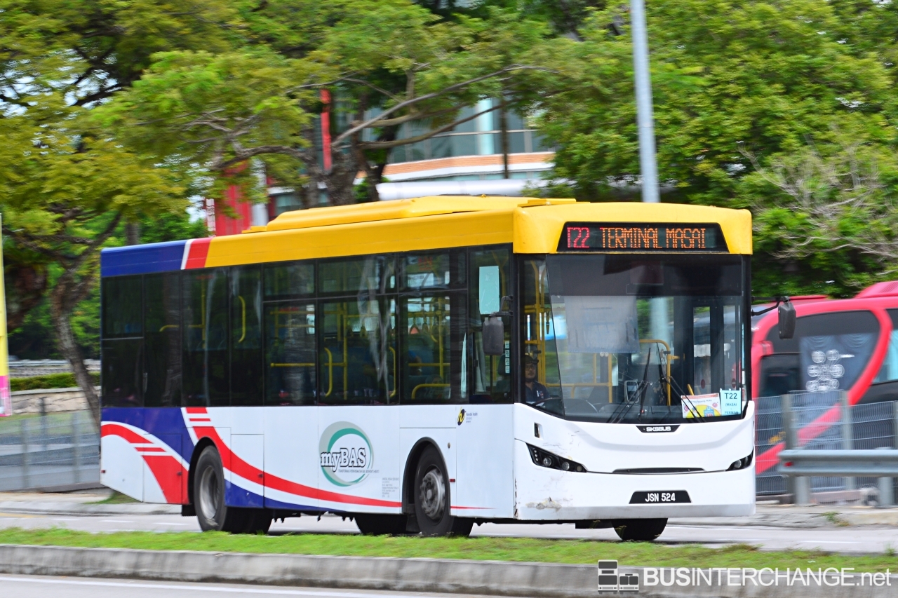 Bus T22 - Causeway Link Sksbus LEC-300H (JSN 524) | Bus Interchange