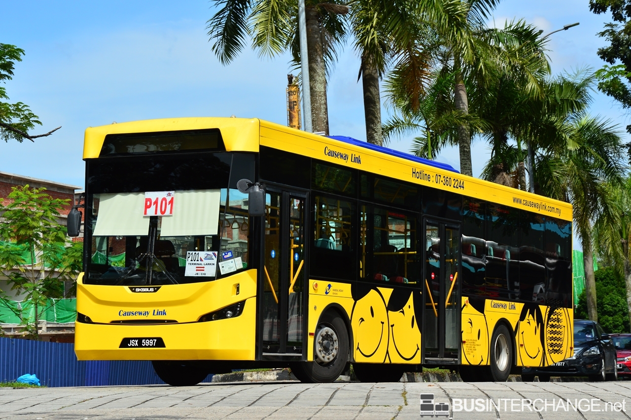 Bus P101 - Causeway Link Sksbus LEC-300H (JSX5997) | Bus Interchange