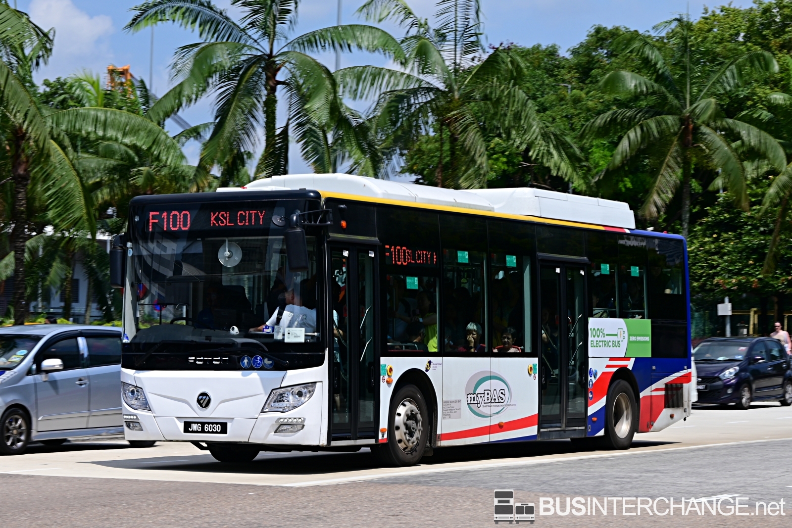 Bus F100 - Causeway Link Foton C10 Electric Bus (JWG6030) | Bus Interchange