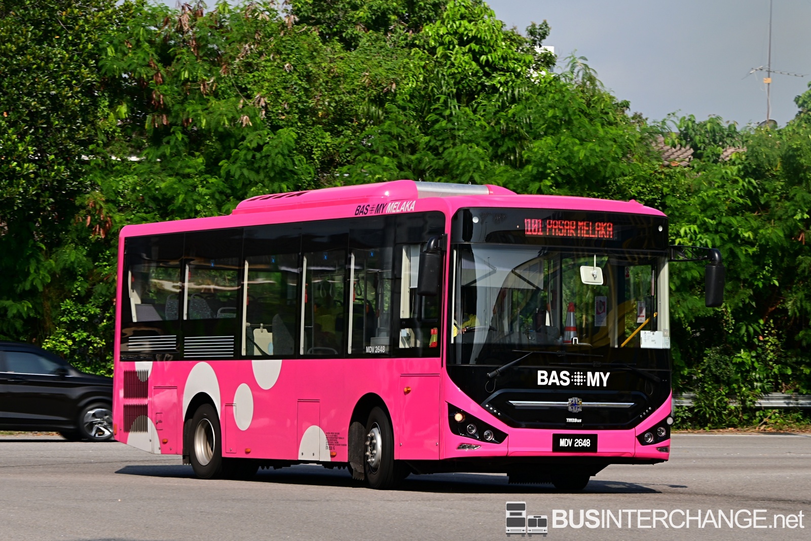 Bus M101 - BAS.MY Melaka Zhongtong N8 (MDV2648) | Bus Interchange