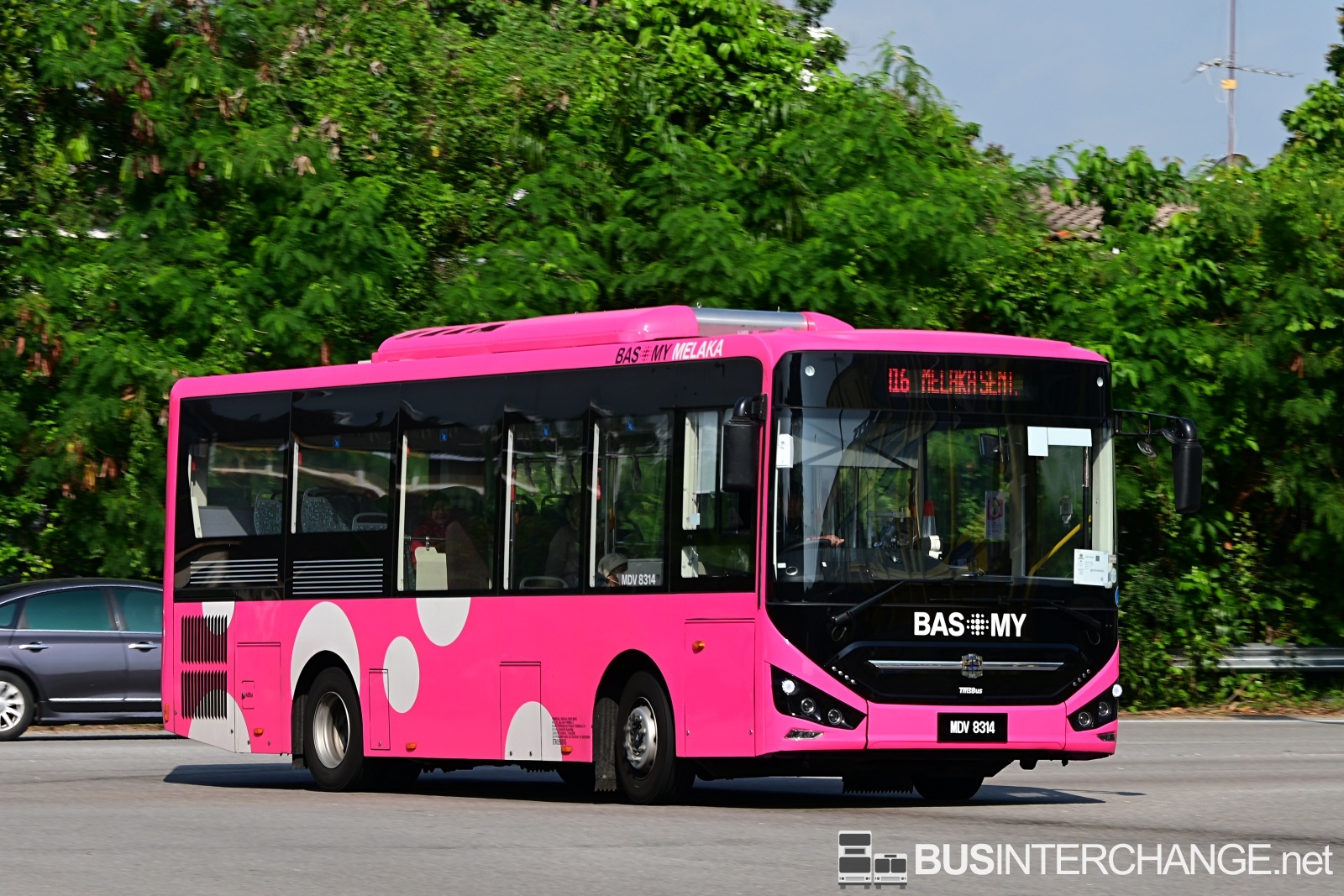Bus M16 - BAS.MY Melaka Zhongtong N8 (MDV8314) | Bus Interchange