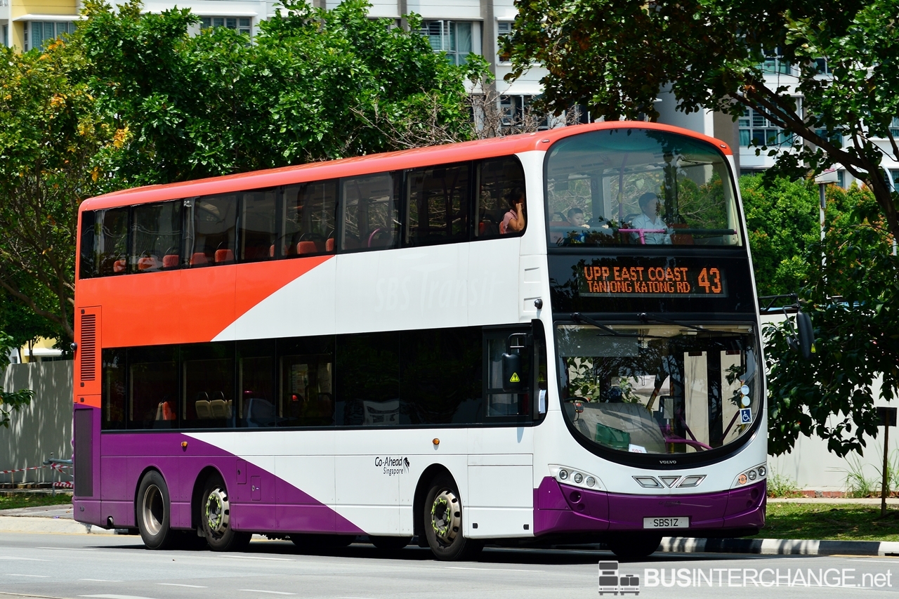 Bus 43 - Go-Ahead Singapore Volvo B9TL (SBS1Z) | Bus Interchange
