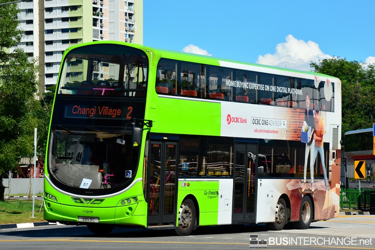 Bus 2 - Go-Ahead Singapore Volvo B9TL (SBS9C) - OCBC Bank Advertisement ...