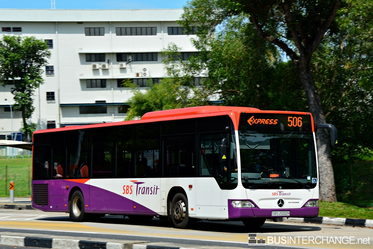 Bus 506 - SBS Transit Mercedes-Benz Citaro (SBS2002H) | Bus Interchange