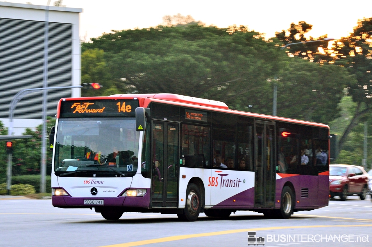 Bus 14e - SBS Transit Mercedes-Benz Citaro (SBS6174T) | Bus Interchange