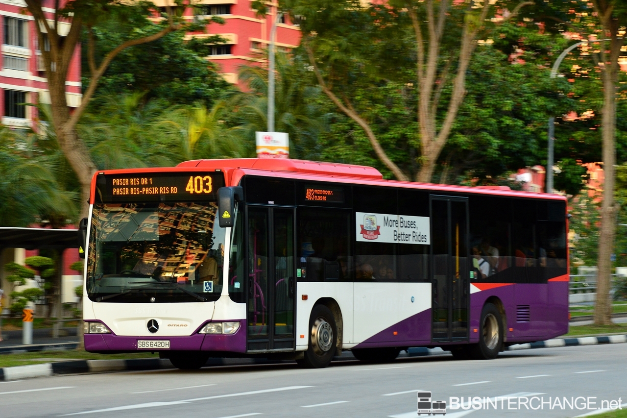 Bus 403 SBS Transit Mercedes Benz Citaro SBS6420H Bus Interchange