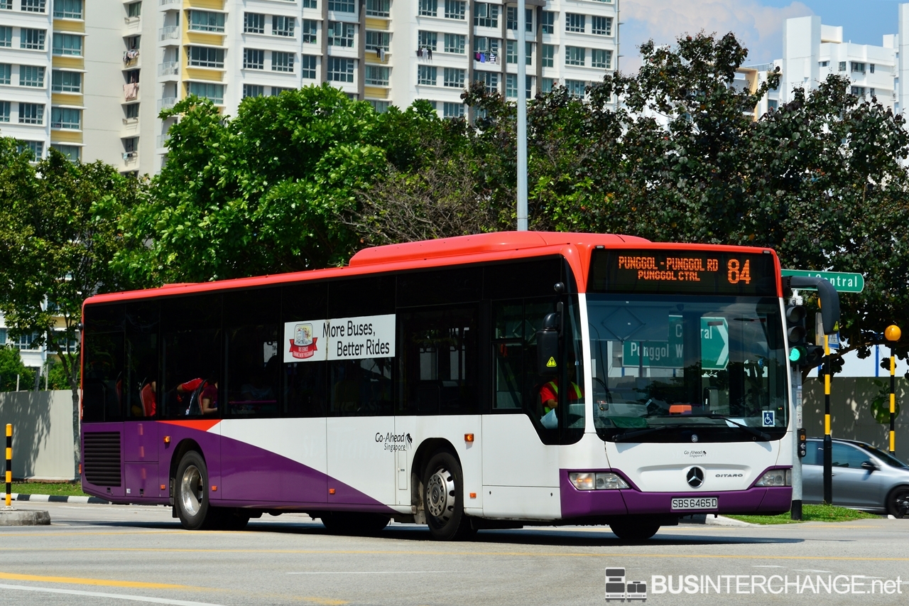 Bus 84 - Go-Ahead Singapore Mercedes-Benz Citaro (SBS6465D) | Bus ...