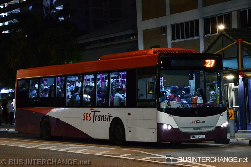 Bus 27 SBS Transit Scania K230UB SBS8261L Bus Interchange