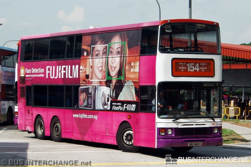 Bus 154 SBS Transit Leyland Olympian SBS9021G Bus Interchange
