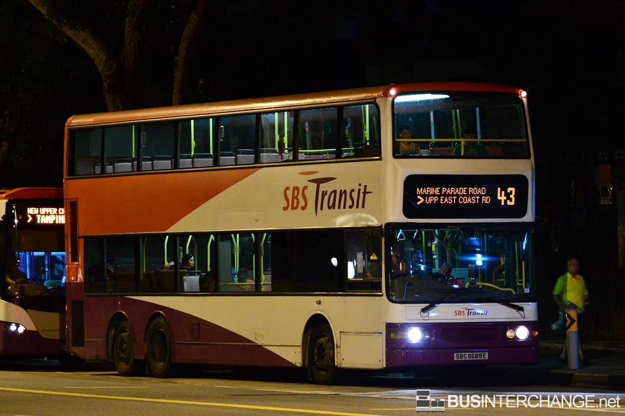 Bus 43 - SBS Transit Dennis Trident III (SBS9689E) | Bus Interchange