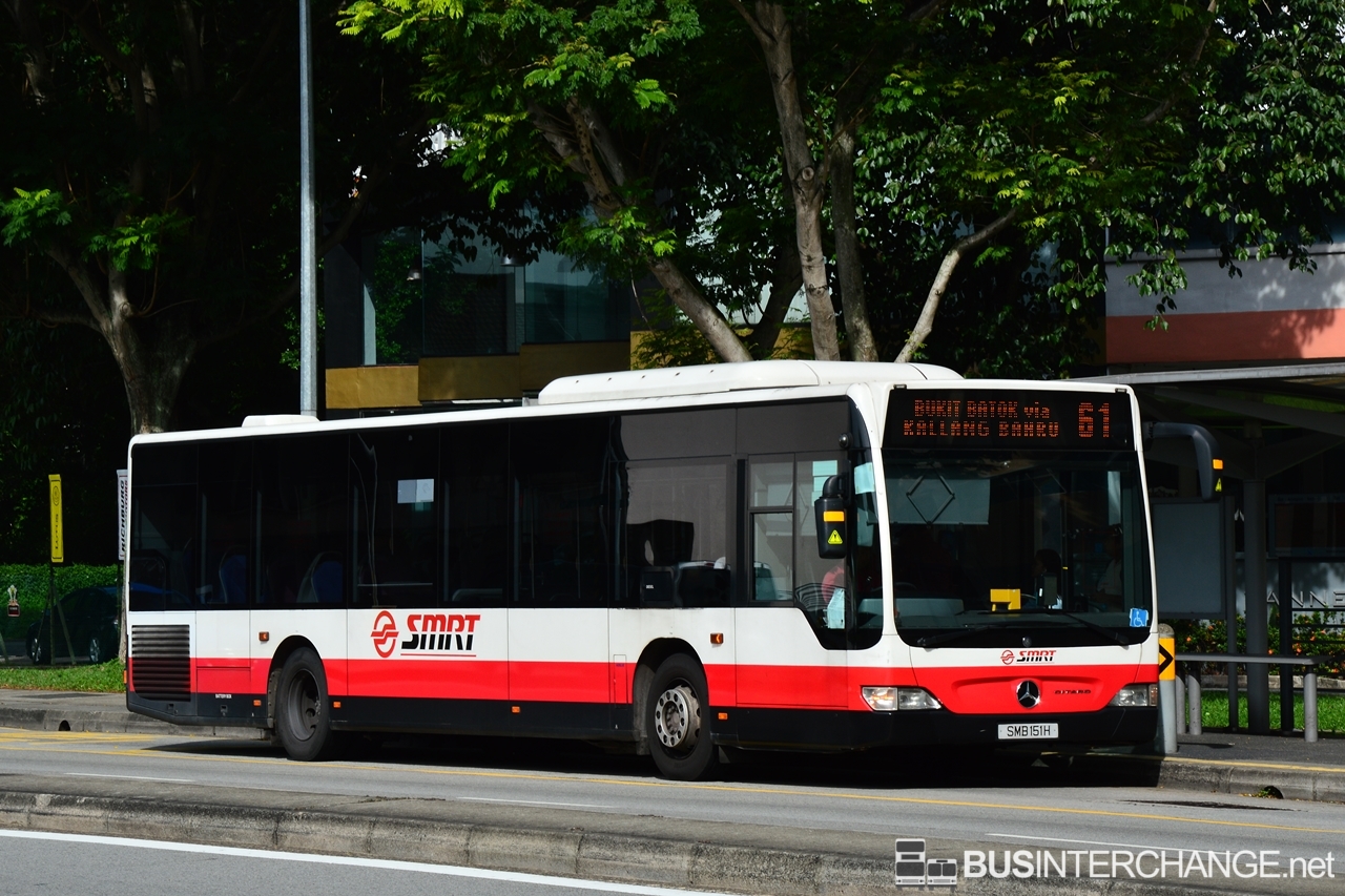 Bus 61 - SMRT Buses Mercedes-Benz Citaro (SMB 151H) | Bus Interchange