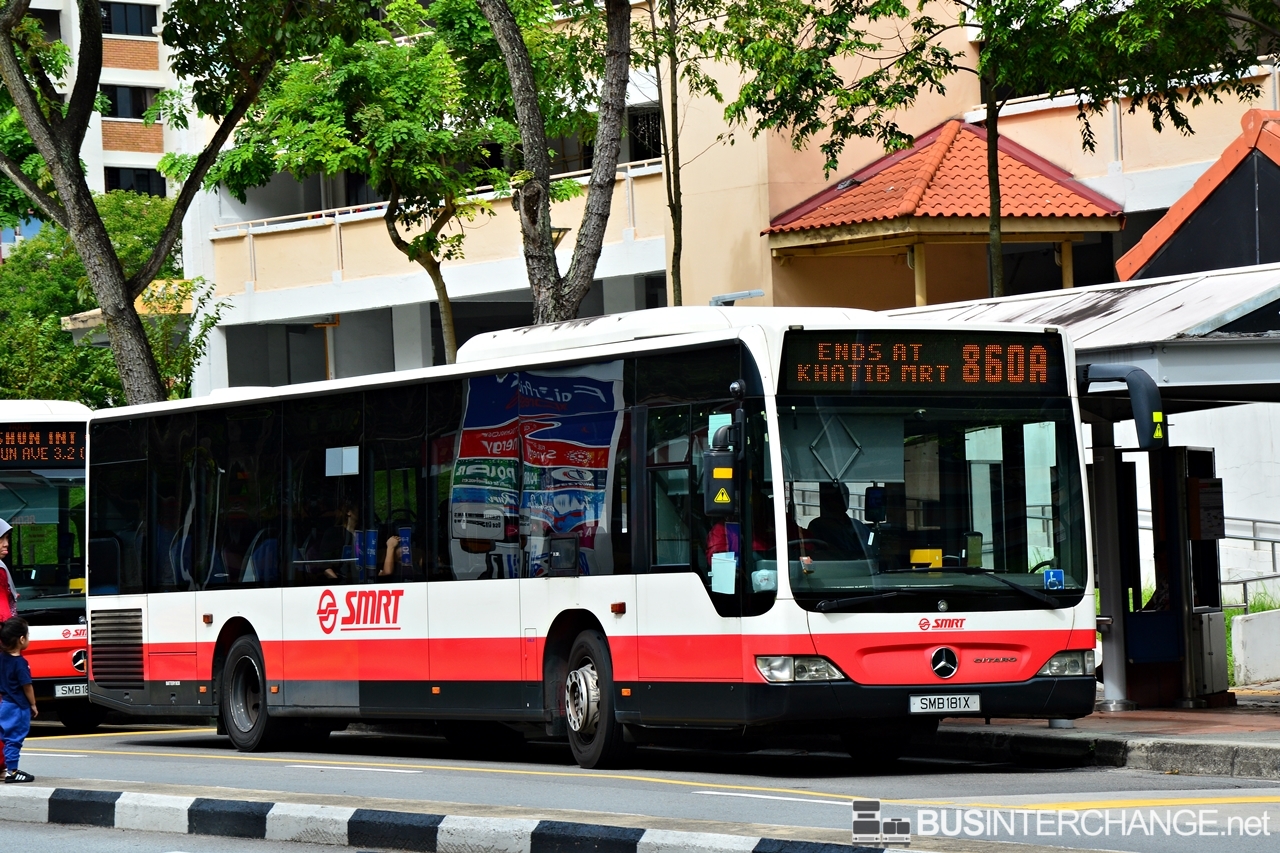 Bus 860A - SMRT Buses Mercedes-Benz Citaro (SMB 181X) | Bus Interchange