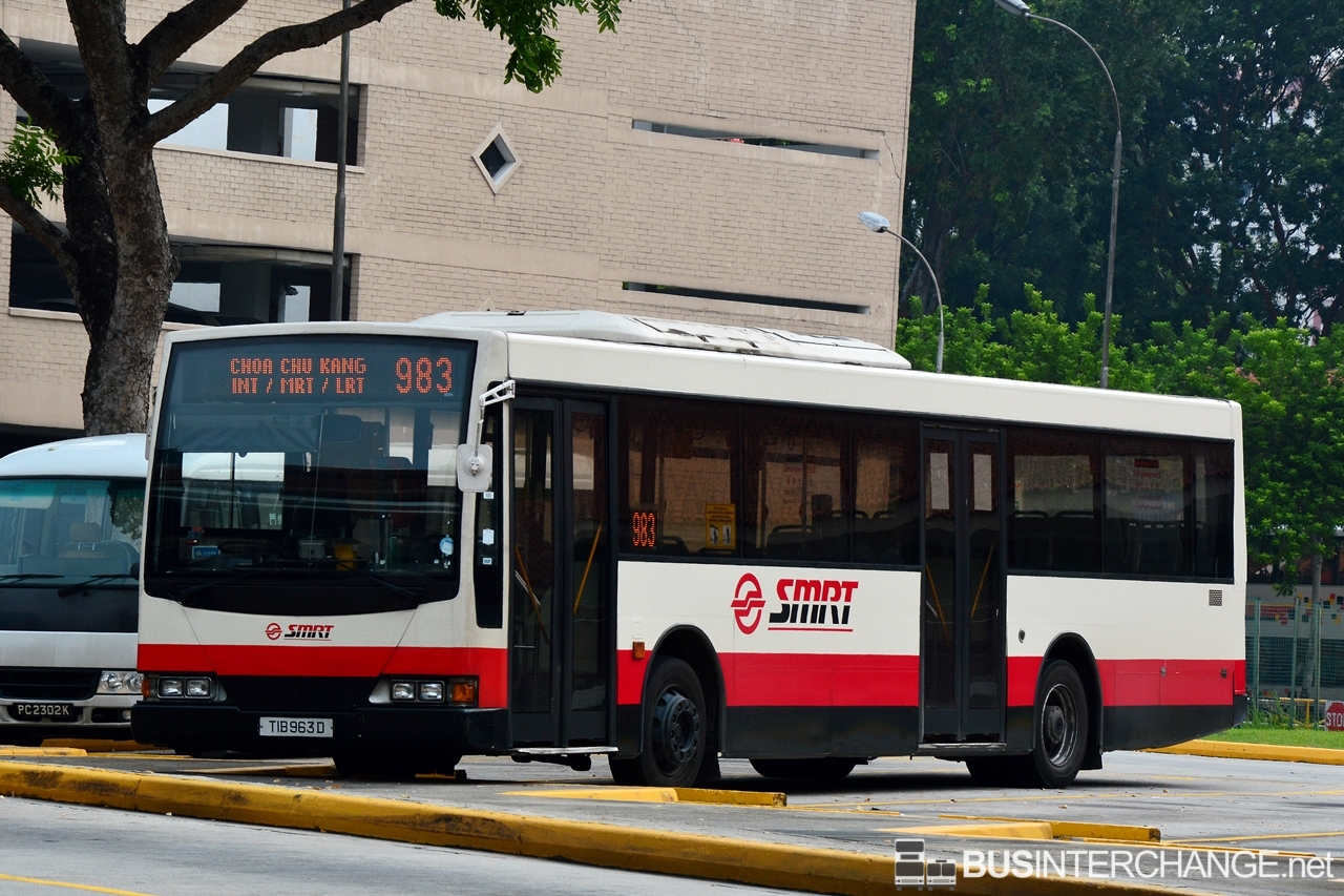 Bus 983 - SMRT Buses Mercedes-Benz O405 (TIB 963D) | Bus Interchange