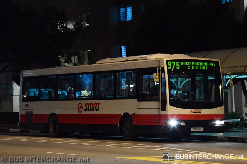 Bus 975 SMRT Buses Hino HS3KRKK TIB954E Bus Interchange